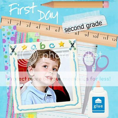 A layout I made with my back to school kit | Chrissy's Digital ...