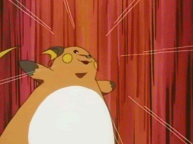 Big Fat Bully Raichu Body Slams On Little Innocent Pikachu! gif by ...